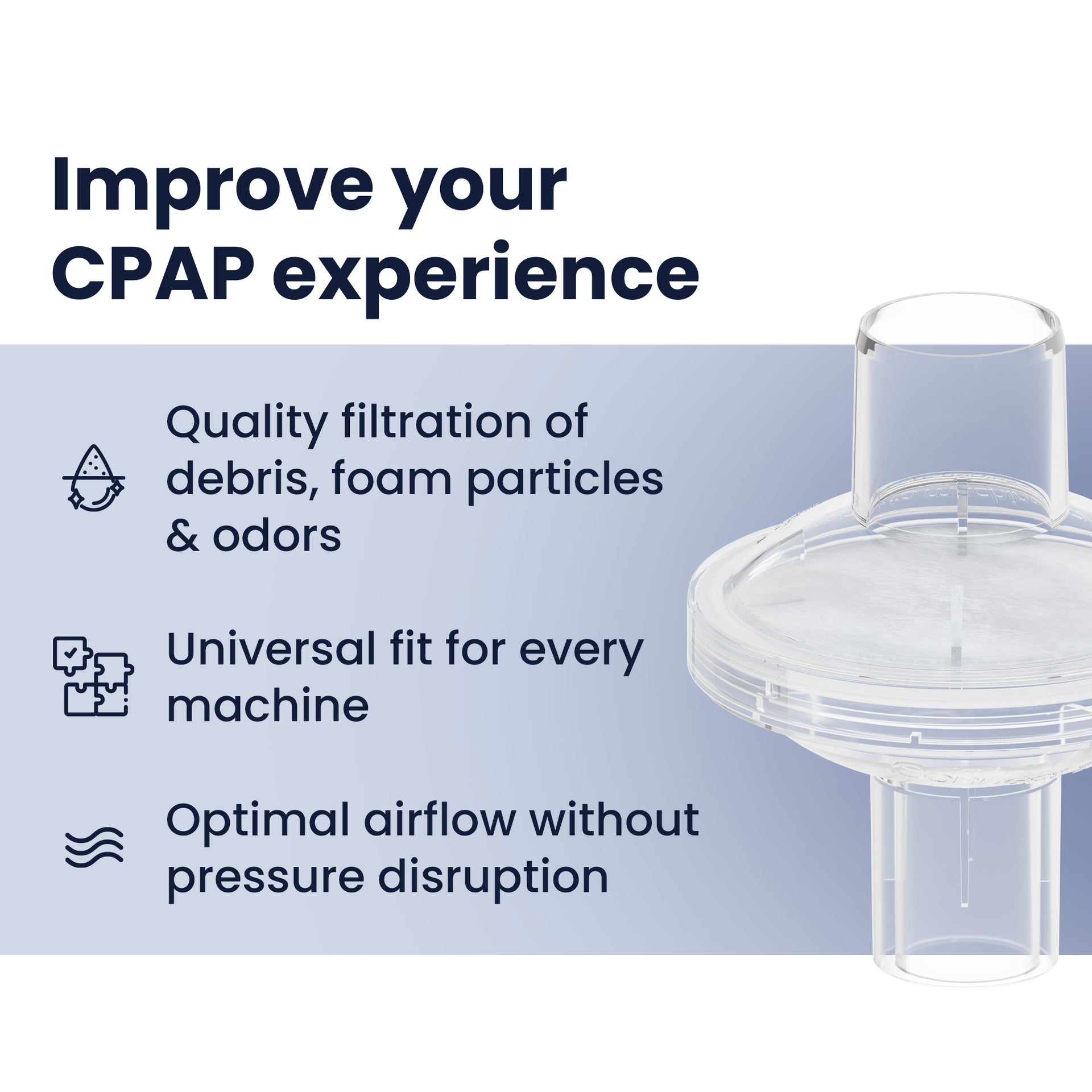 CPAP Bacteria Filter – PAP MD